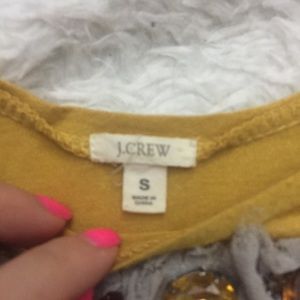 J. Crew | Tops | J Crew Mustard Yellow Top | Poshmark